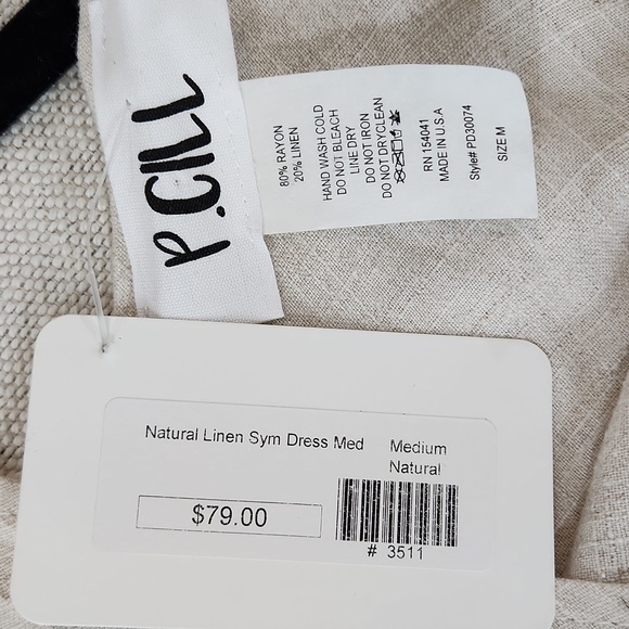 P.CILL | Dresses | P Cill Linen Dress | Poshmark